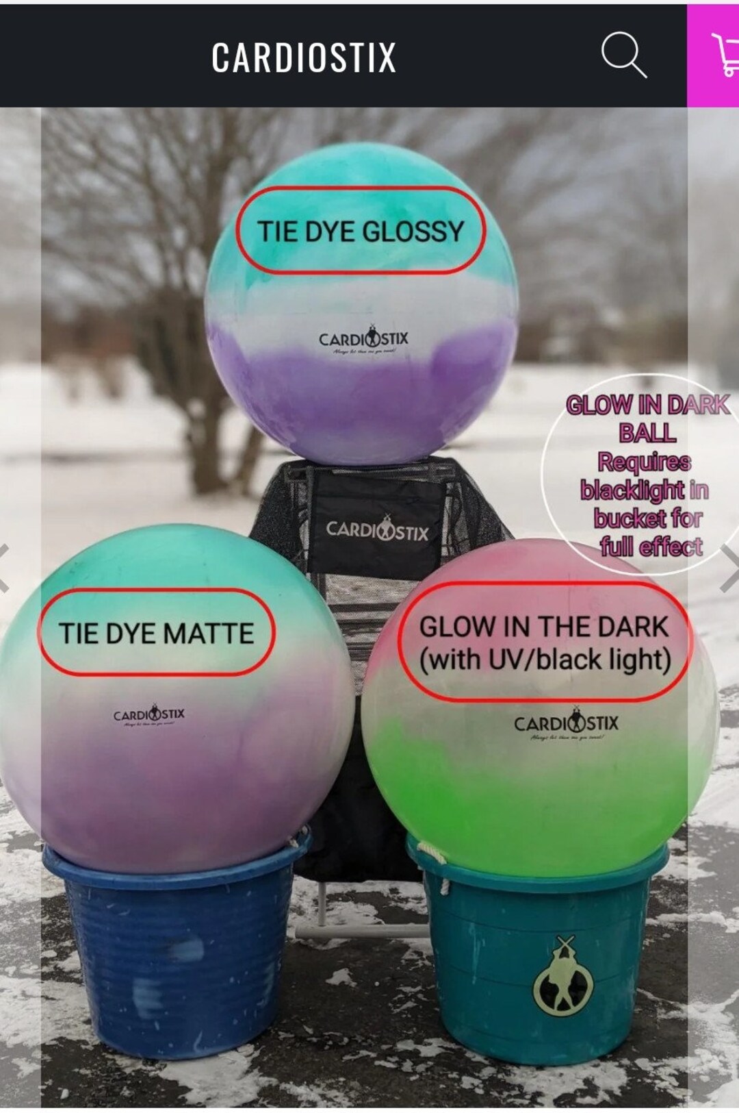 CARDIOSTIX Logo Balls (you Choose 1 Ball) - Etsy