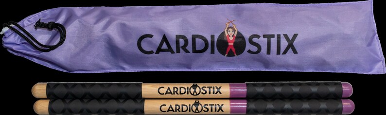 Cardiostix Double Grip Cardio Drumming Drumsticks W/bag(1 PAIR W/BAG ...