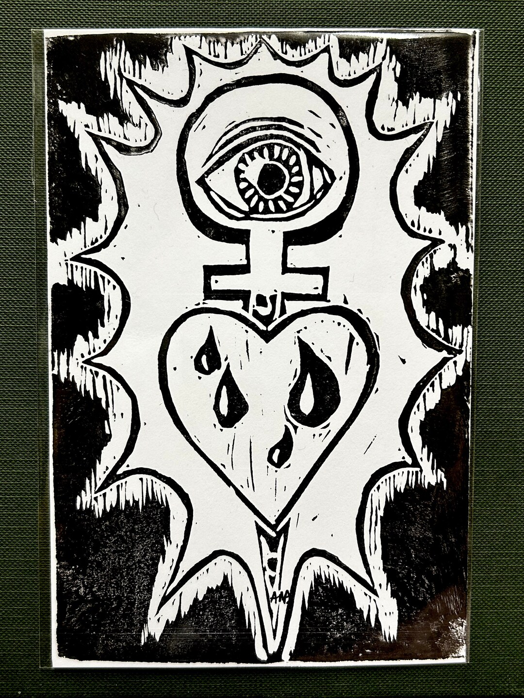 DEATH OF VENUS Handmade Art Print - Etsy