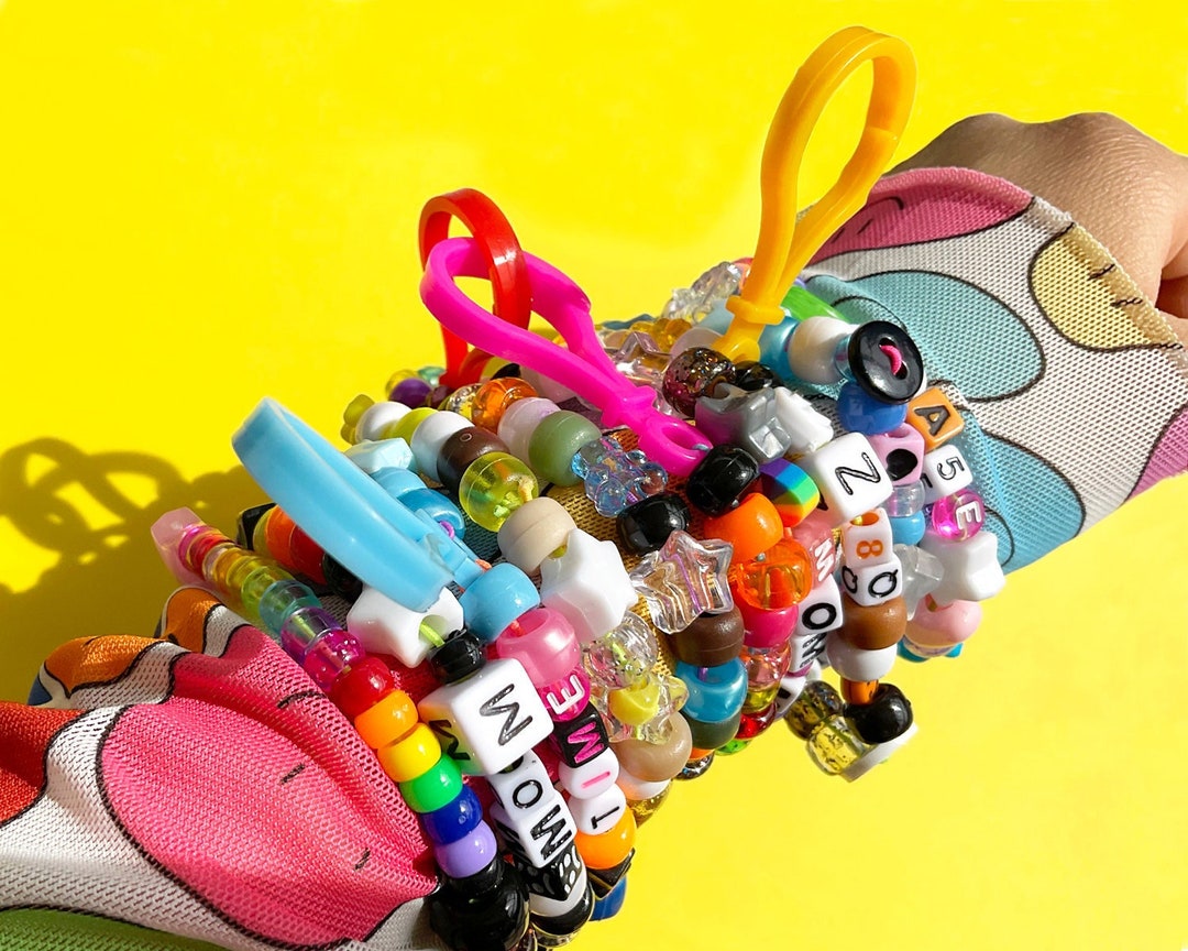 Weirdcore Colorful Kandi Bead Bracelets - Etsy