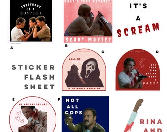 Billy Loomis Stickers - Etsy