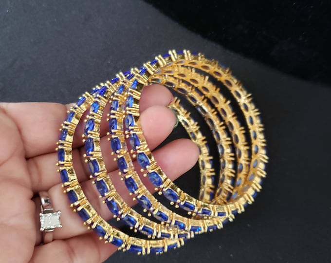 Royal Blue Bangles, Sapphire Blue Bangles, Dark Blue Bracelets ...