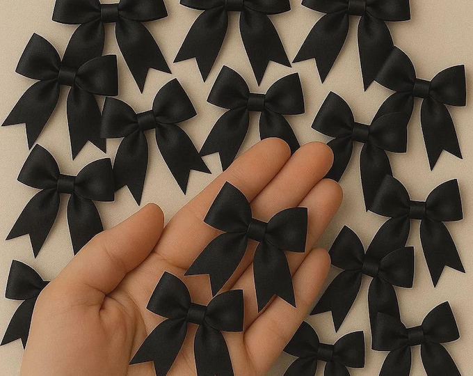 Black Bow Brooch - Etsy