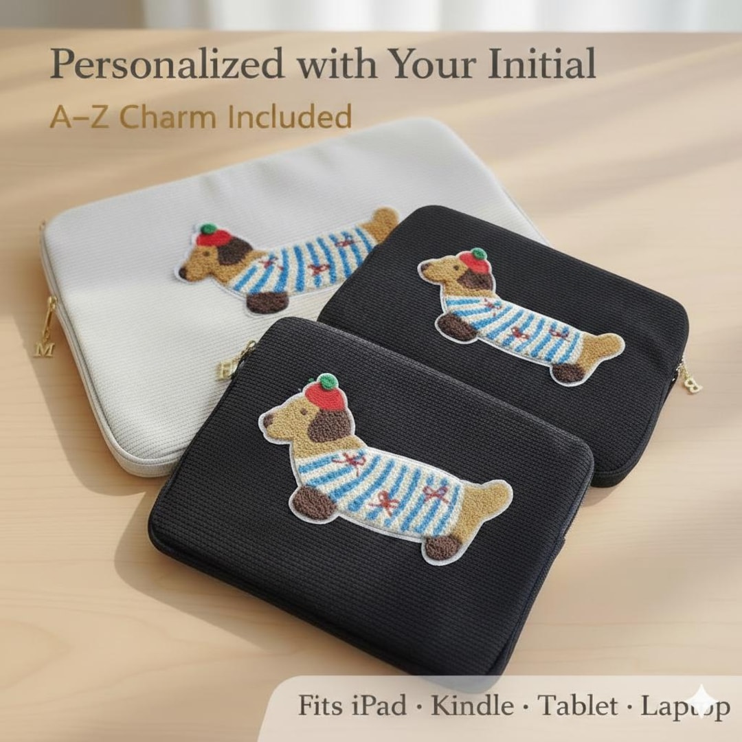 Personalized iPad Cover Courdroy Kindle Pouch for Book Lover Gift ...