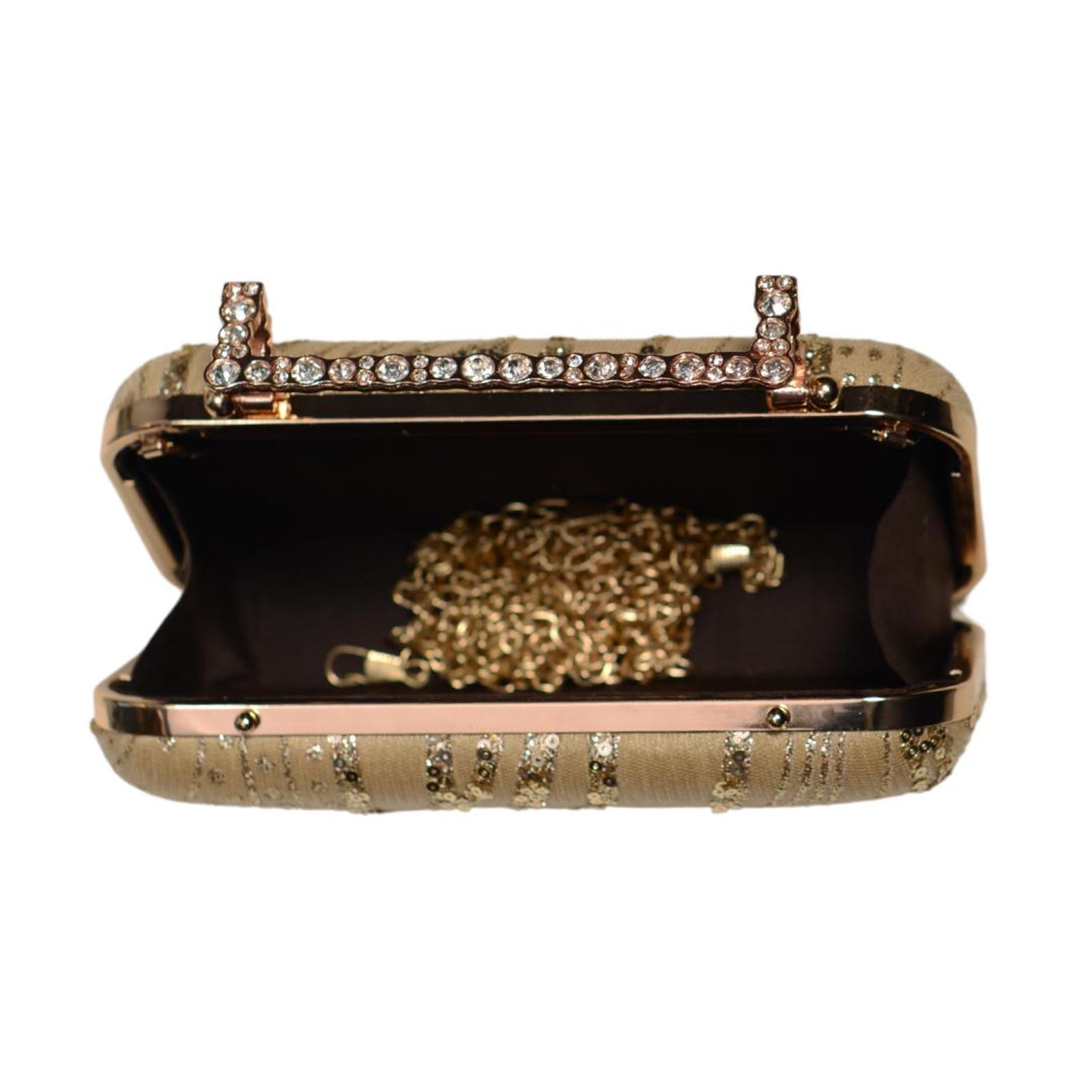 Champagne Clutch Sequin Purse for Women Gift Idea Floral Clutch Bag ...