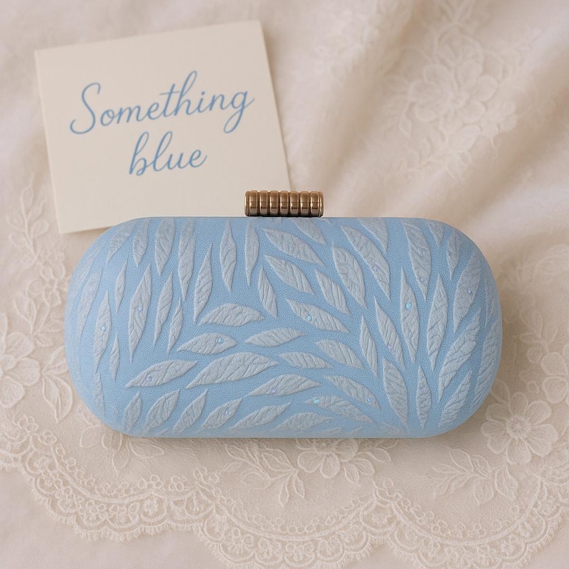 Light Blue Clutch - Etsy