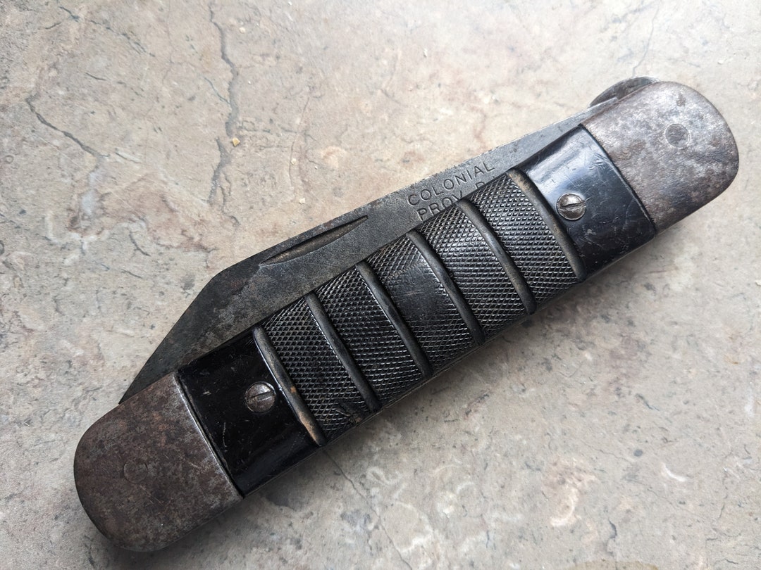 Vintage Colonial Knife Co Pocket Knife - Etsy Israel
