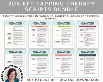 EFT Tapping Therapy Scripts Therapy Tools Therapy Intervention ...