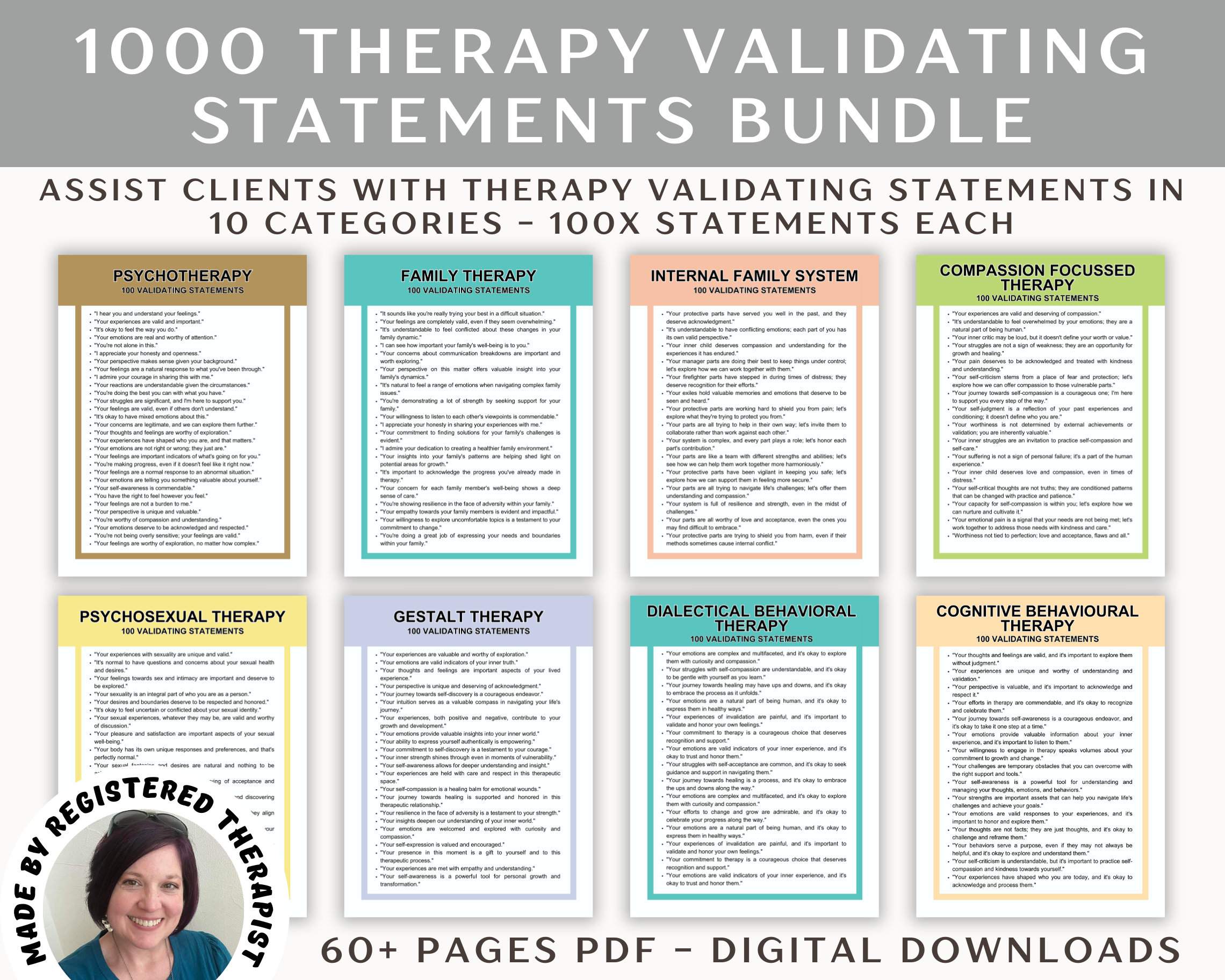 Therapist Client Validating Statements: Empathetic Supportive Phrases ...