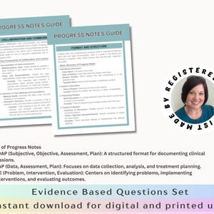 Therapy Progress Notes Guide: Examples & Prompts (digital Download) - Etsy