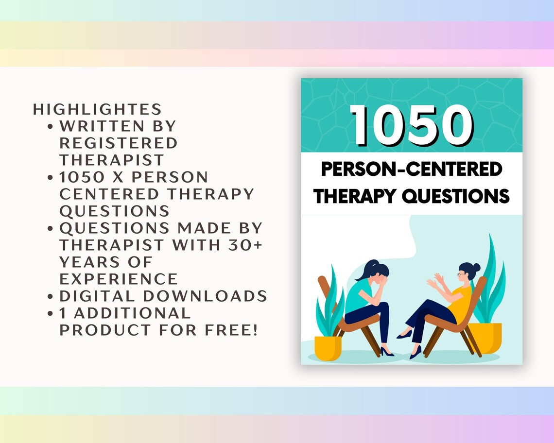Person-centered Therapy Questions: Emotional Awareness & Relationships ...