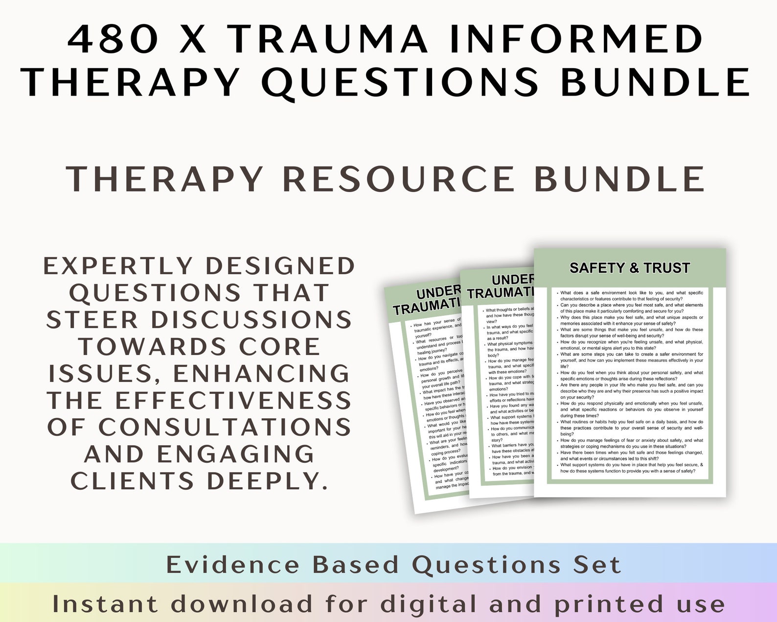 Trauma-informed Therapy Questions - Trauma and PTSD Therapy Resources ...