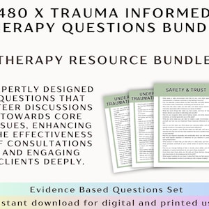 Trauma-informed Therapy Questions - Trauma and PTSD Therapy Resources ...