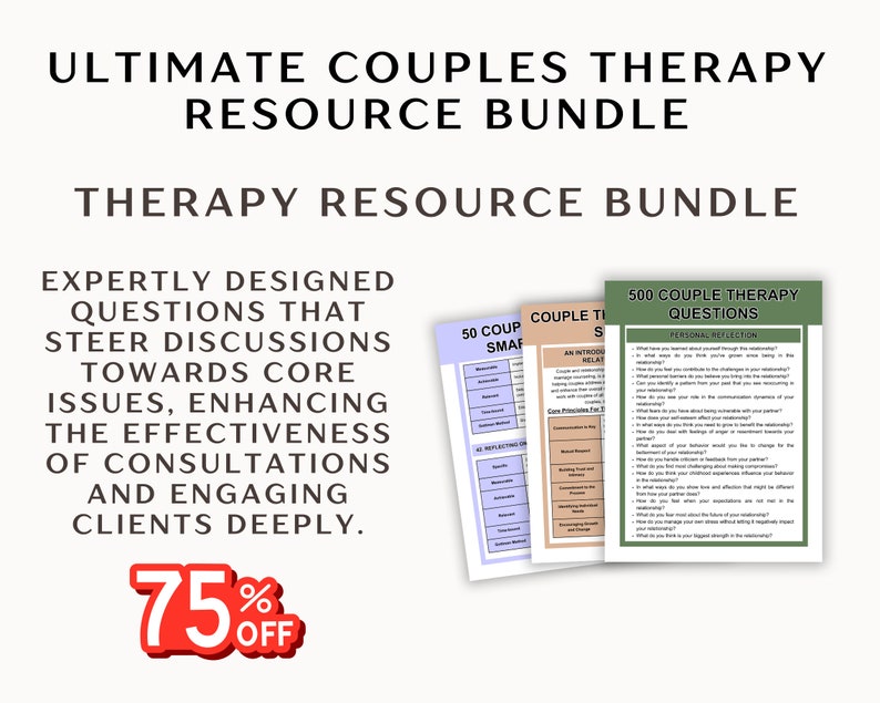 Couples Therapy Resource Bundle: Communication Tools (digital Download ...