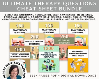 Therapy Cheat Sheets: Modality Reference Guides for DBT, CBT, EMDR ...