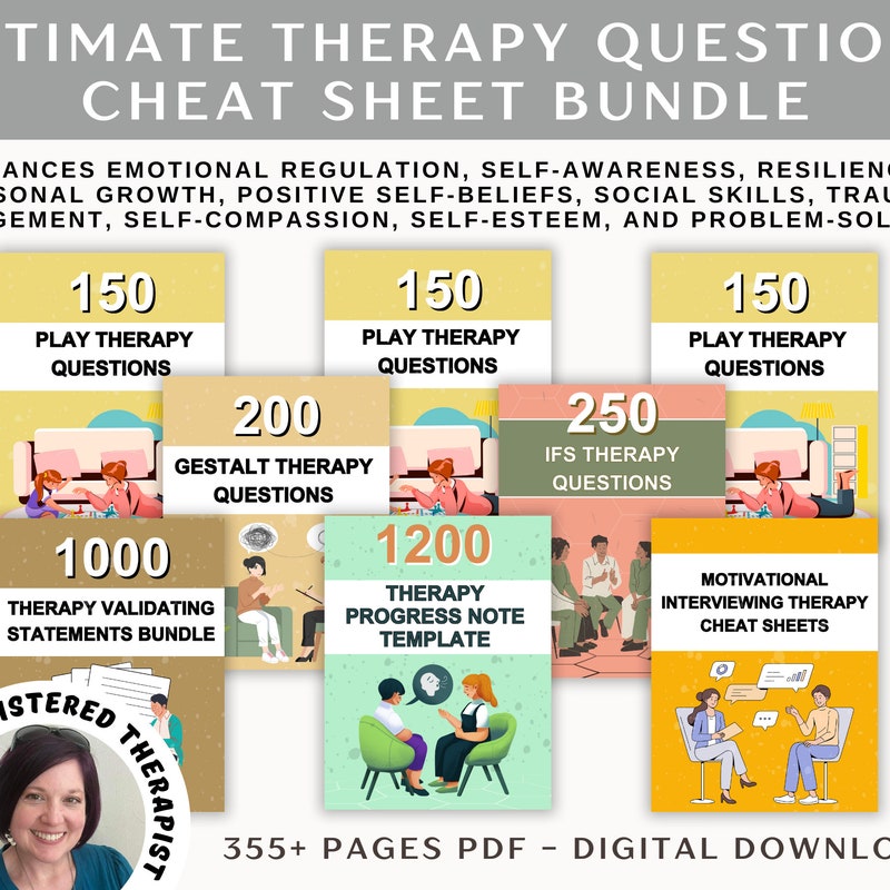 Therapy Modalities Cheat Sheet - Etsy