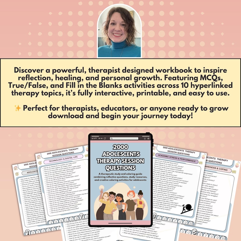 Adolescent Therapy Questions, 2000 X Teen Counseling Questions ...