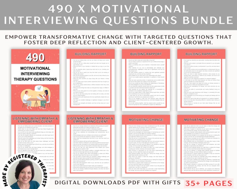 Motivational Interviewing Questions & Theory Cheat Sheets, Stages of ...