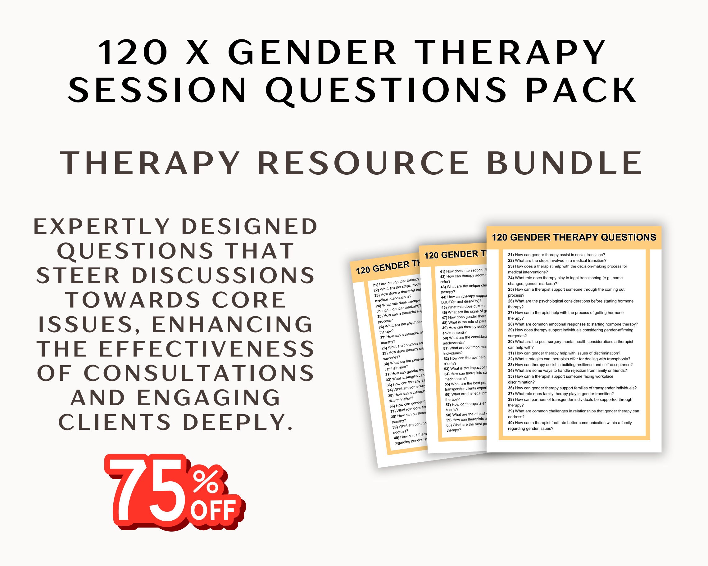 Gender Therapy Questions, Gender Questions, Counseling Questions ...