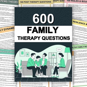 Family Therapy Questions: IFS Interventions, Counselor Cheat Sheet ...