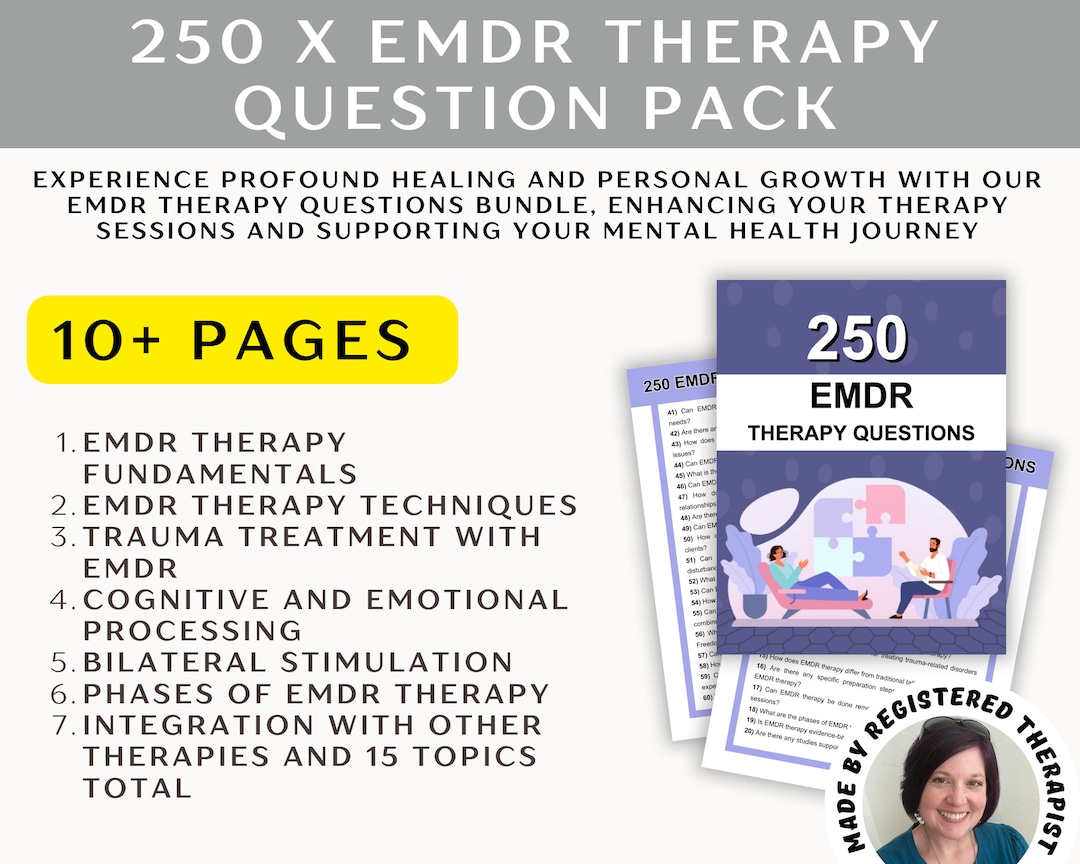 Comprehensive EMDR Therapy Questions Bundle: Enhance Your Practice With ...