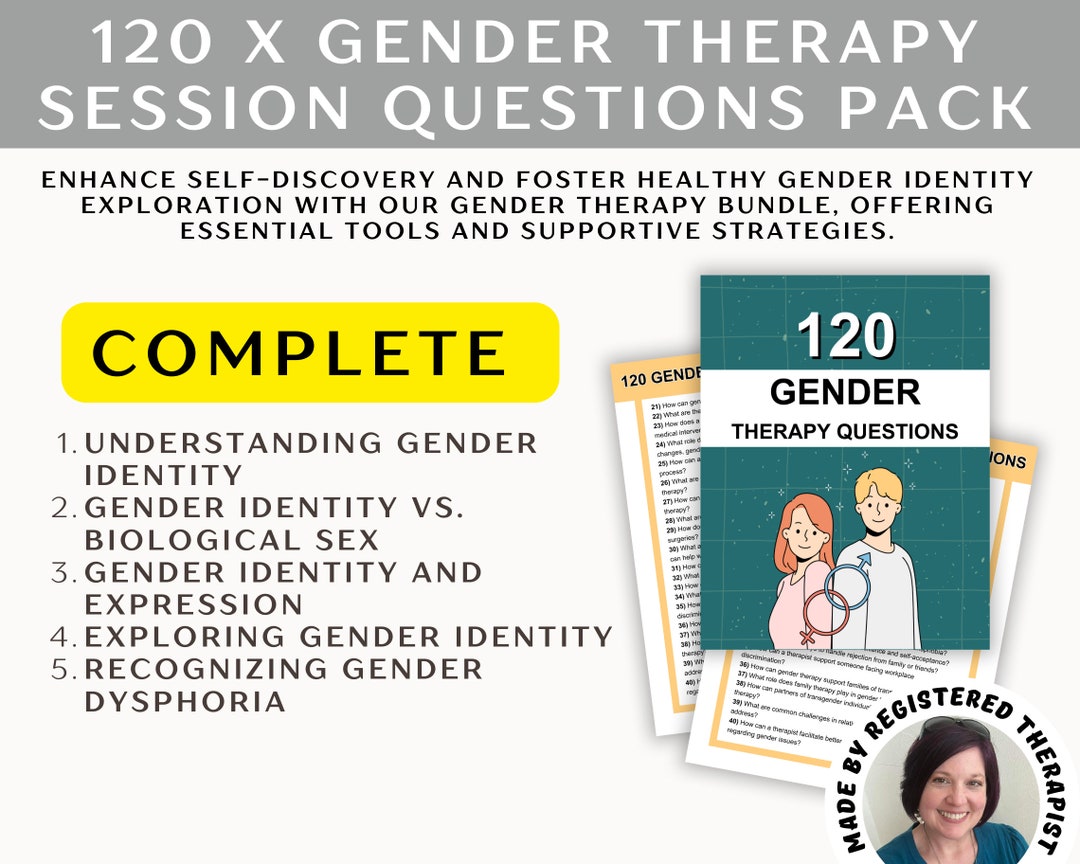 Gender Therapy Questions, Gender Questions, Counseling Questions ...