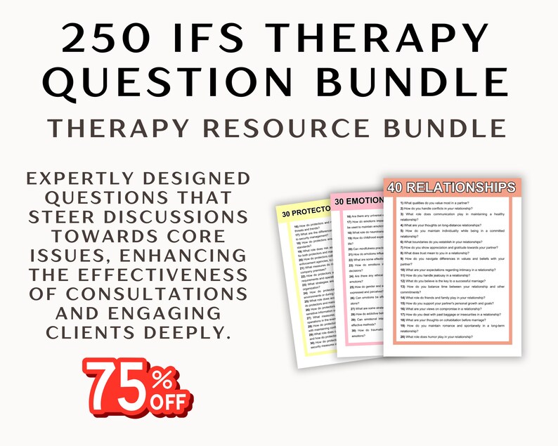 250 IFS Therapy Questions: Internal Family Systems Interventions (PDF ...
