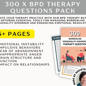 Borderline Personality Disorder Therapy Questions, BPD Therapy, Therapy ...