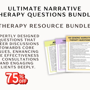Narrative Therapy Questions Interventions | Therapy Questions Therapy ...