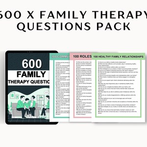 Family Therapy Questions: IFS Interventions, Counselor Cheat Sheet ...