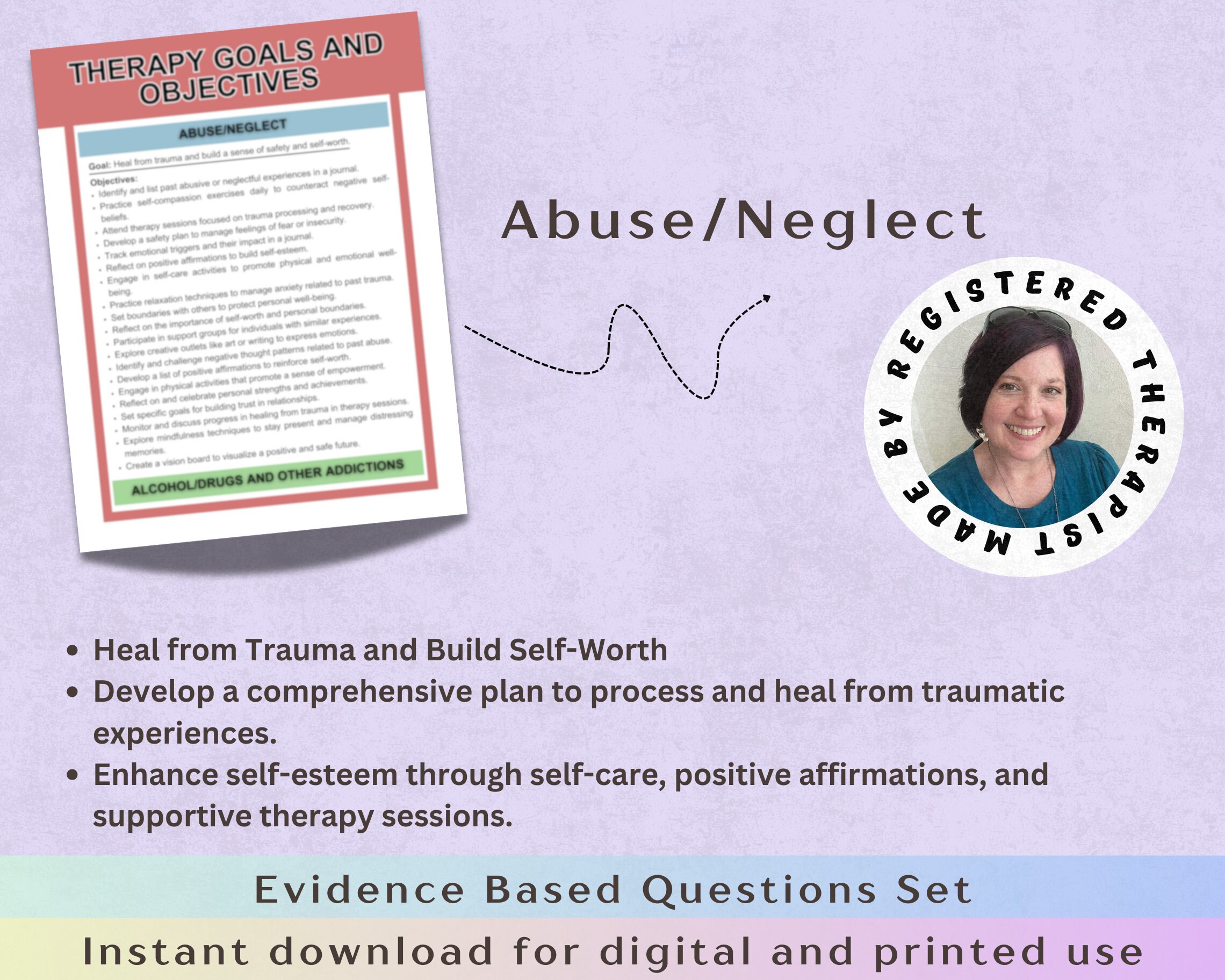 Therapy Goals and Objectives Bundle: Clinical Notes & Cheat Sheets (PDF ...