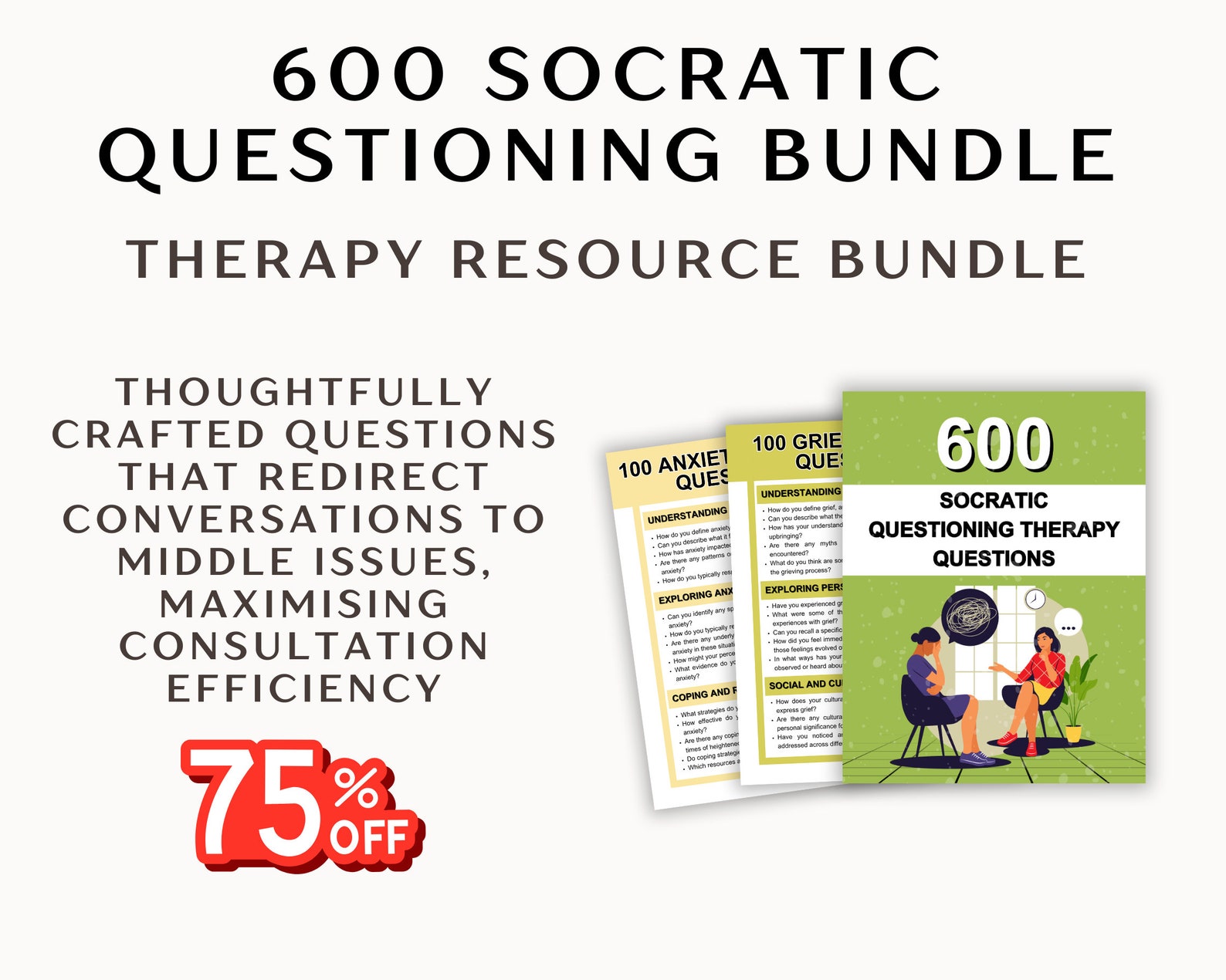 600 Socratic Questioning Therapy Questions | Intervention Phrases HIPAA ...