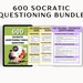 600 Socratic Questioning Therapy Questions Intervention Phrases HIPAA ...