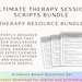 Therapy Session Scripts: 300+ Unique Client Scenarios (digital Download ...