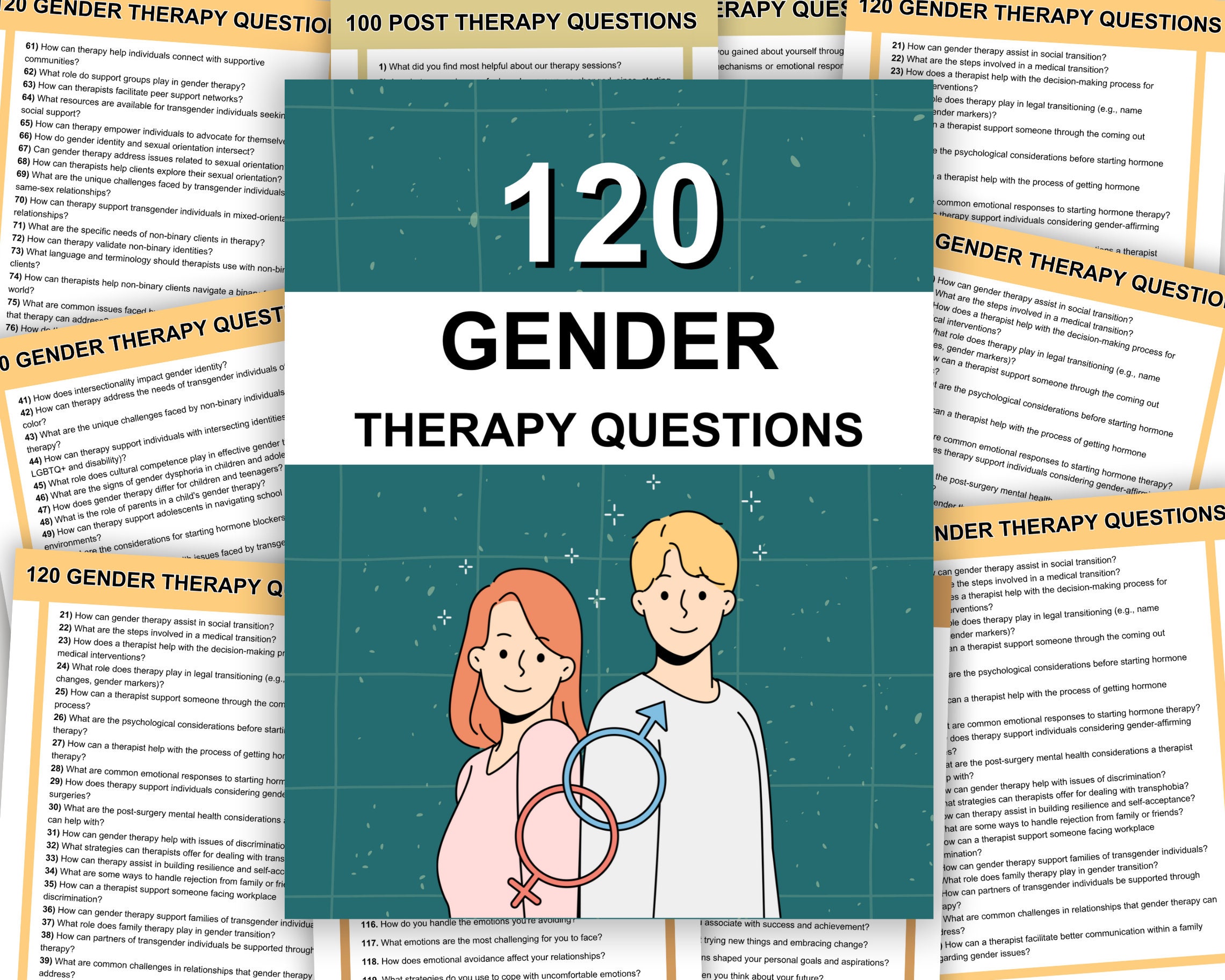 Gender Therapy Questions, Gender Questions, Counseling Questions ...