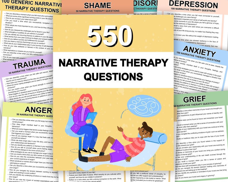 Narrative Therapy Questions Interventions | Therapy Questions Therapy ...