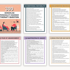 Borderline Personality Disorder Therapy Questions, BPD Therapy, Therapy ...