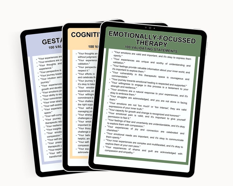 Therapist Client Validating Statements: Empathetic Supportive Phrases ...