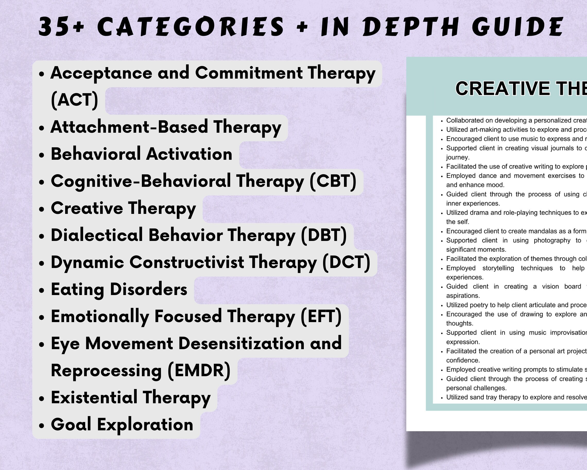 Therapy Progress Notes: 1200+ Intervention Phrases (HIPAA Compliant) - Etsy