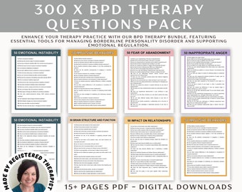 Borderline Personality Disorder Therapy Questions, BPD Therapy, Therapy ...