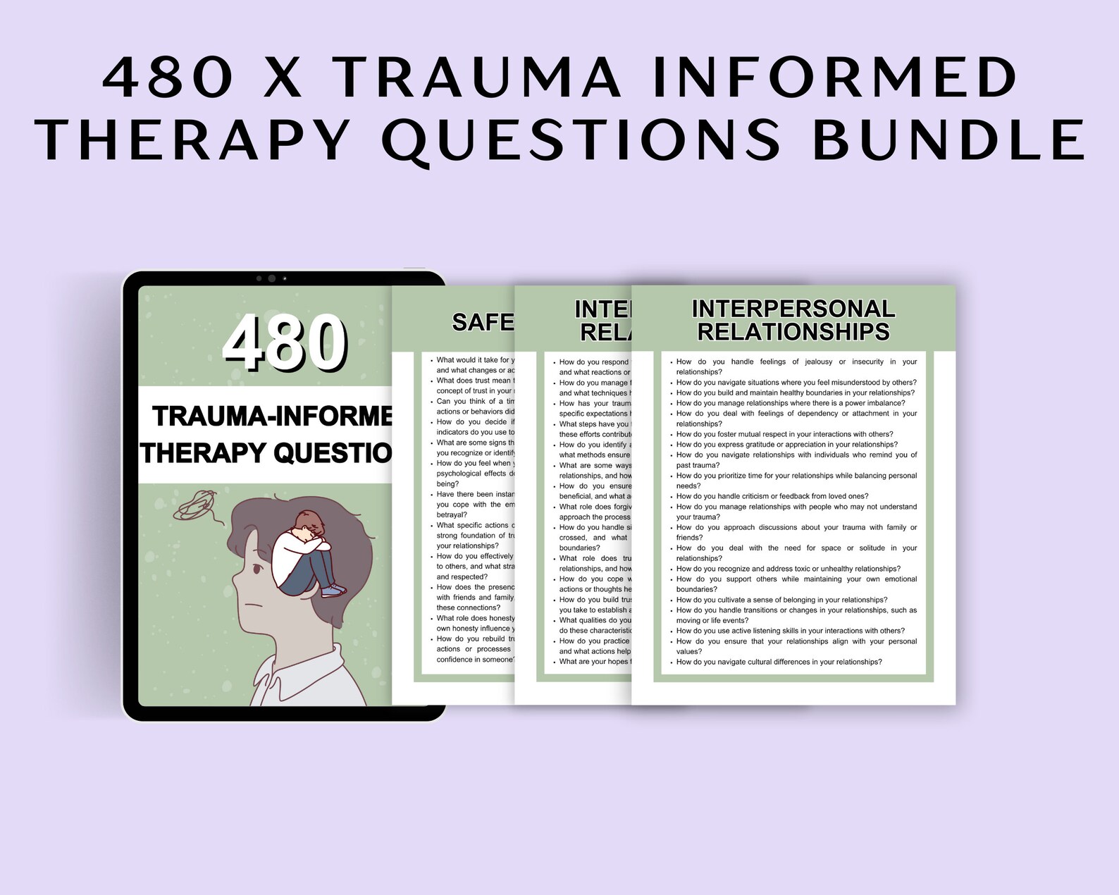 Trauma-informed Therapy Questions - Trauma and PTSD Therapy Resources ...