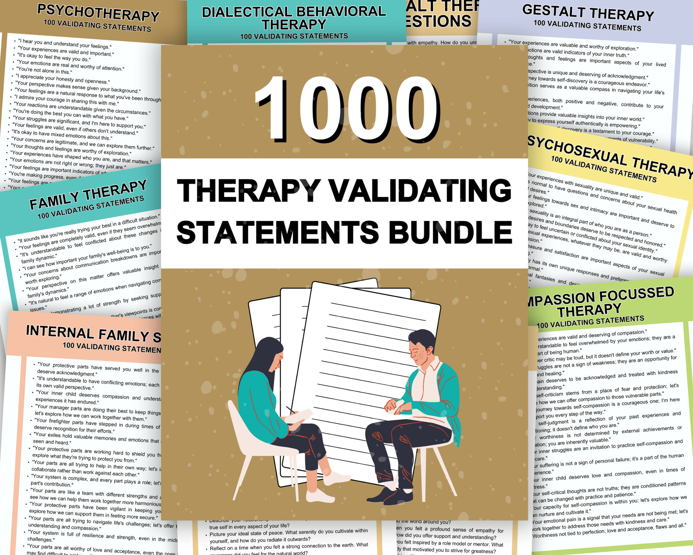 Therapist Client Validating Statements: Empathetic Supportive Phrases ...