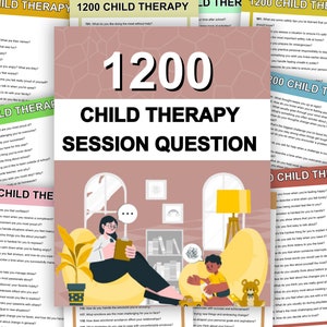 Child Therapy Session Questions, Counseling Questions, Therapy ...