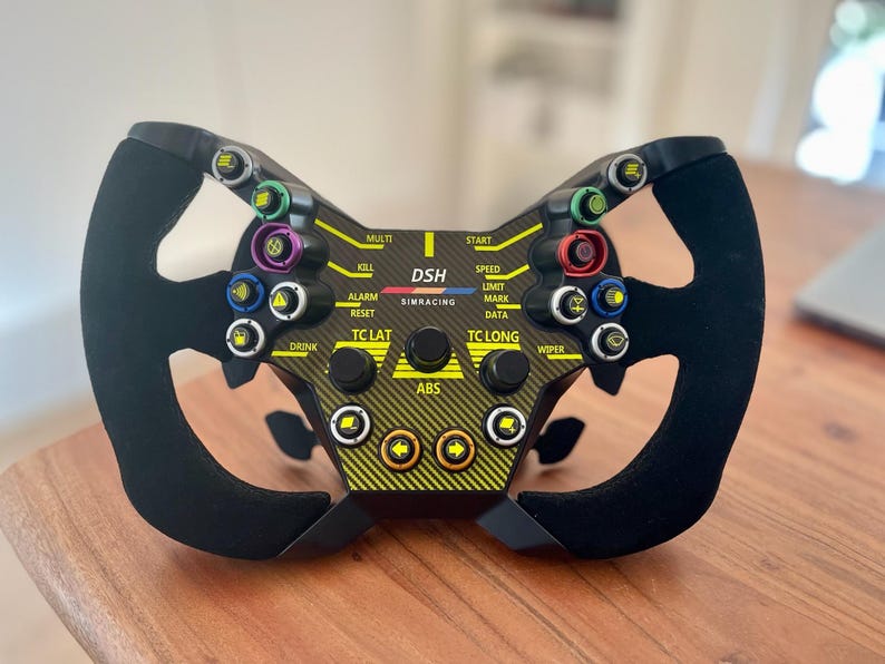 DSH PR8 EVO 2 GT3 Simucube Fanatec Wheel Simracing Audi Lamborghini ...