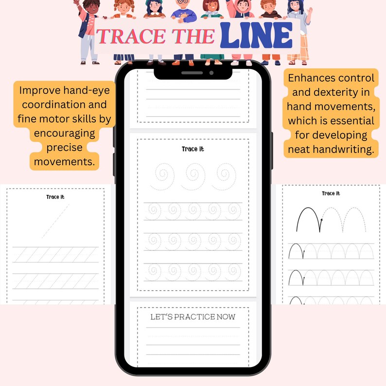 Alphabet Tracing Worksheets for Kids – Printable Handwriting Practice ...