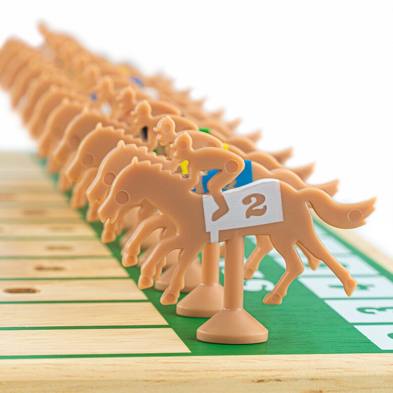 Gosports Derby Dash Horse Race Game Set - Tabletop Horse Racing With 2 ...