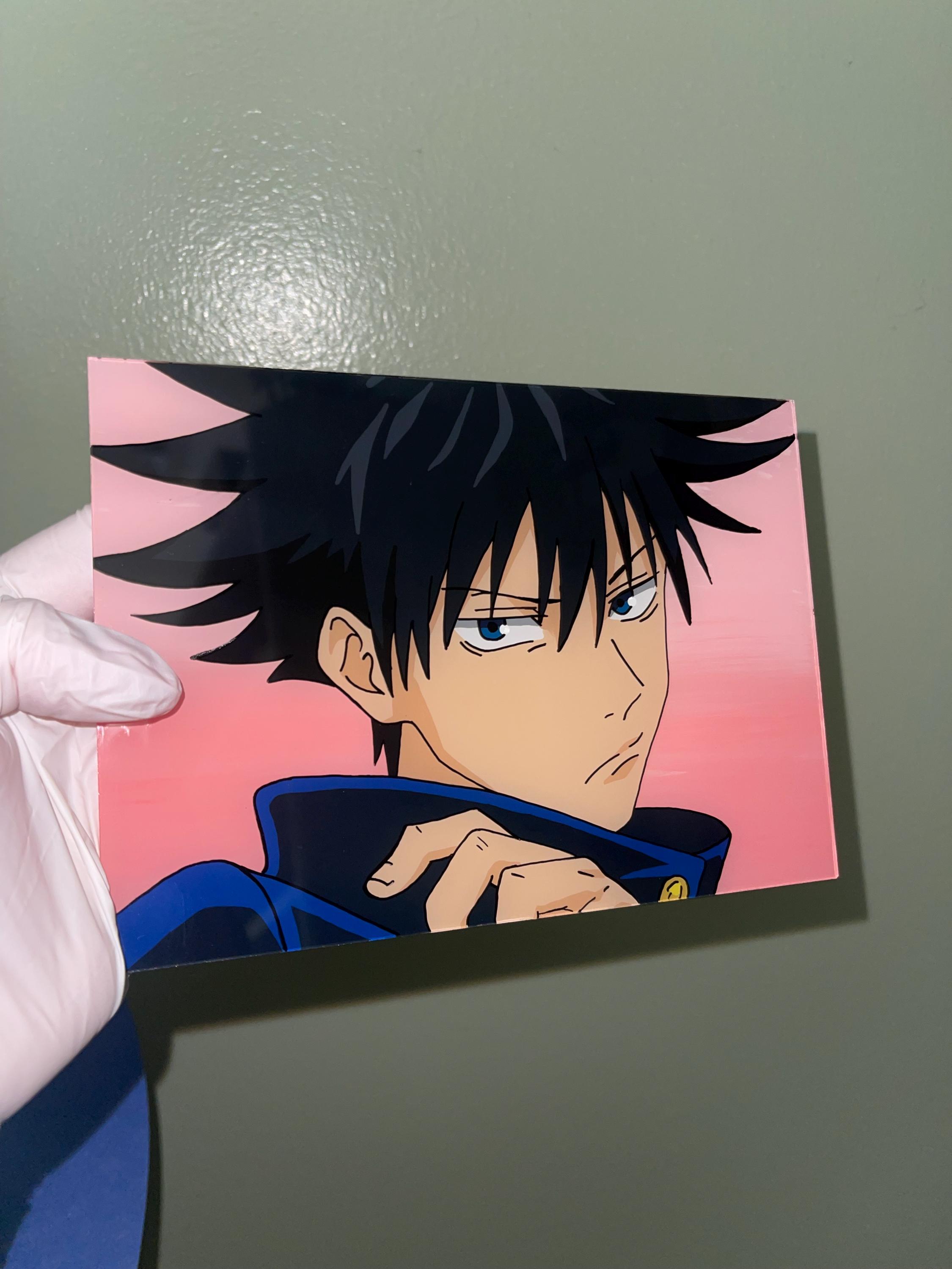 Megumi Fushiguro - JKK 5x7 Glass Painting - Etsy