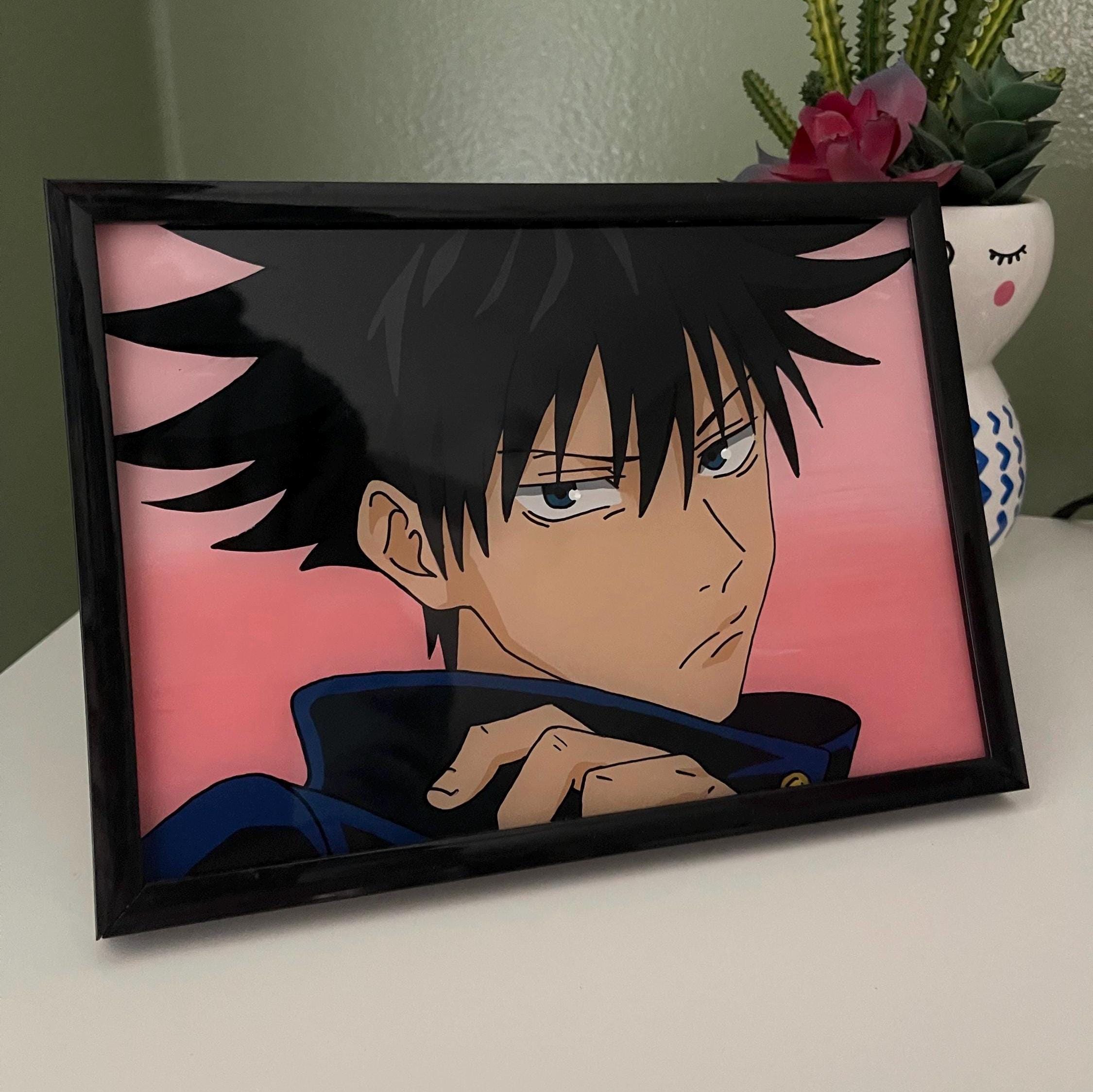 Megumi Fushiguro - JKK 5x7 Glass Painting - Etsy