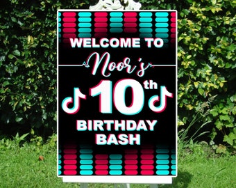 Tik Tok Welcome Sign - Etsy