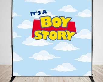 Boy Story Backdrop | Etsy